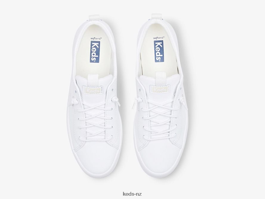 Keds Kickback Leather Sneaker White LR4FD431 Women [LR4FD431] : Keds NZ ...
